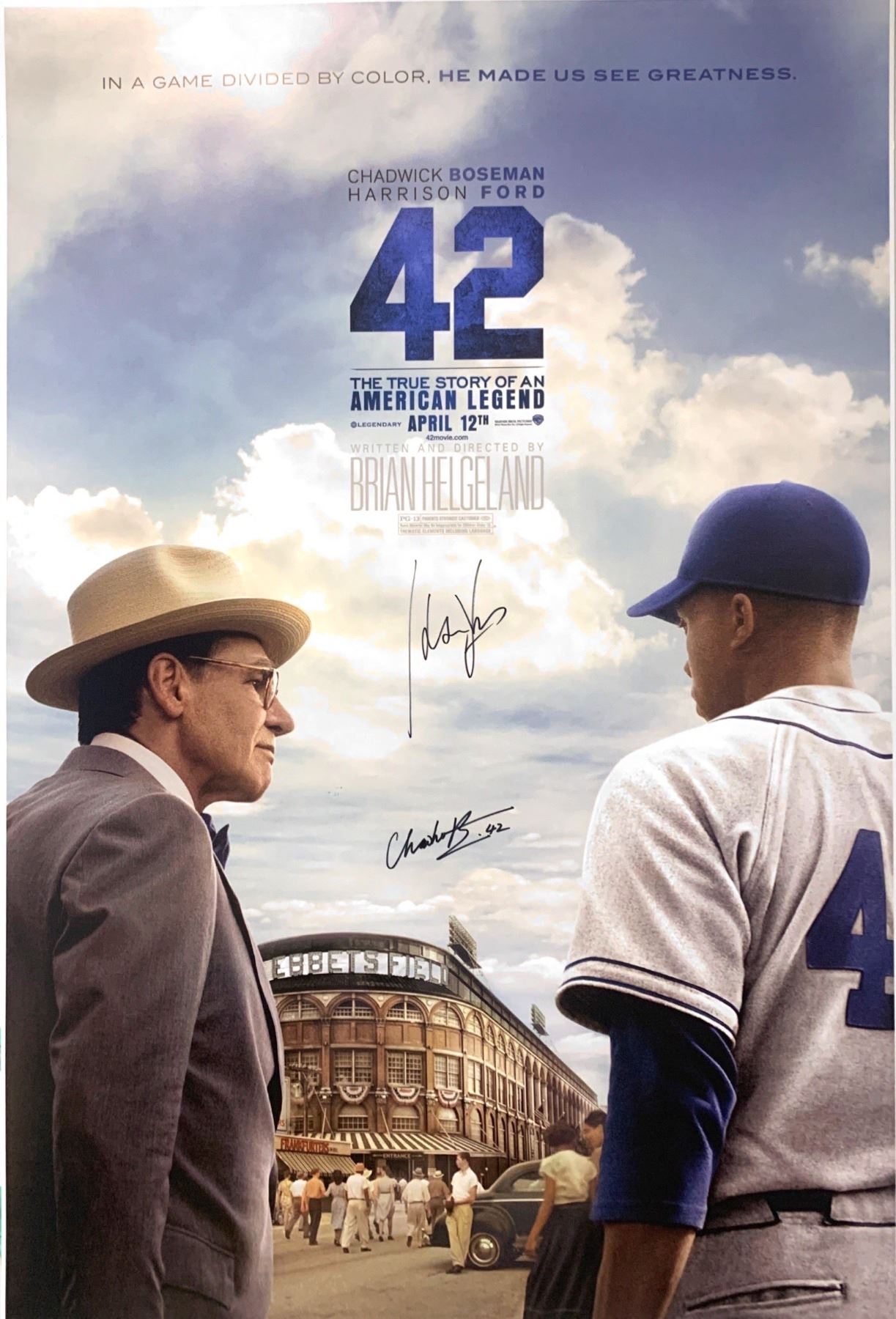 Autographed 42 Poster