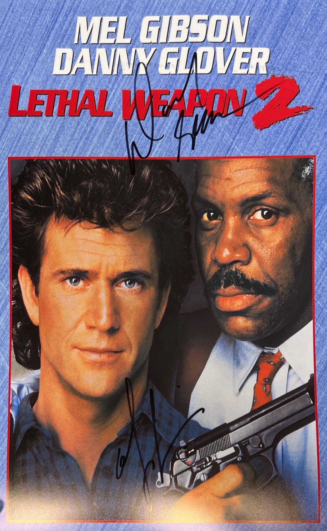 Autographed Lethal Weapon Poster
