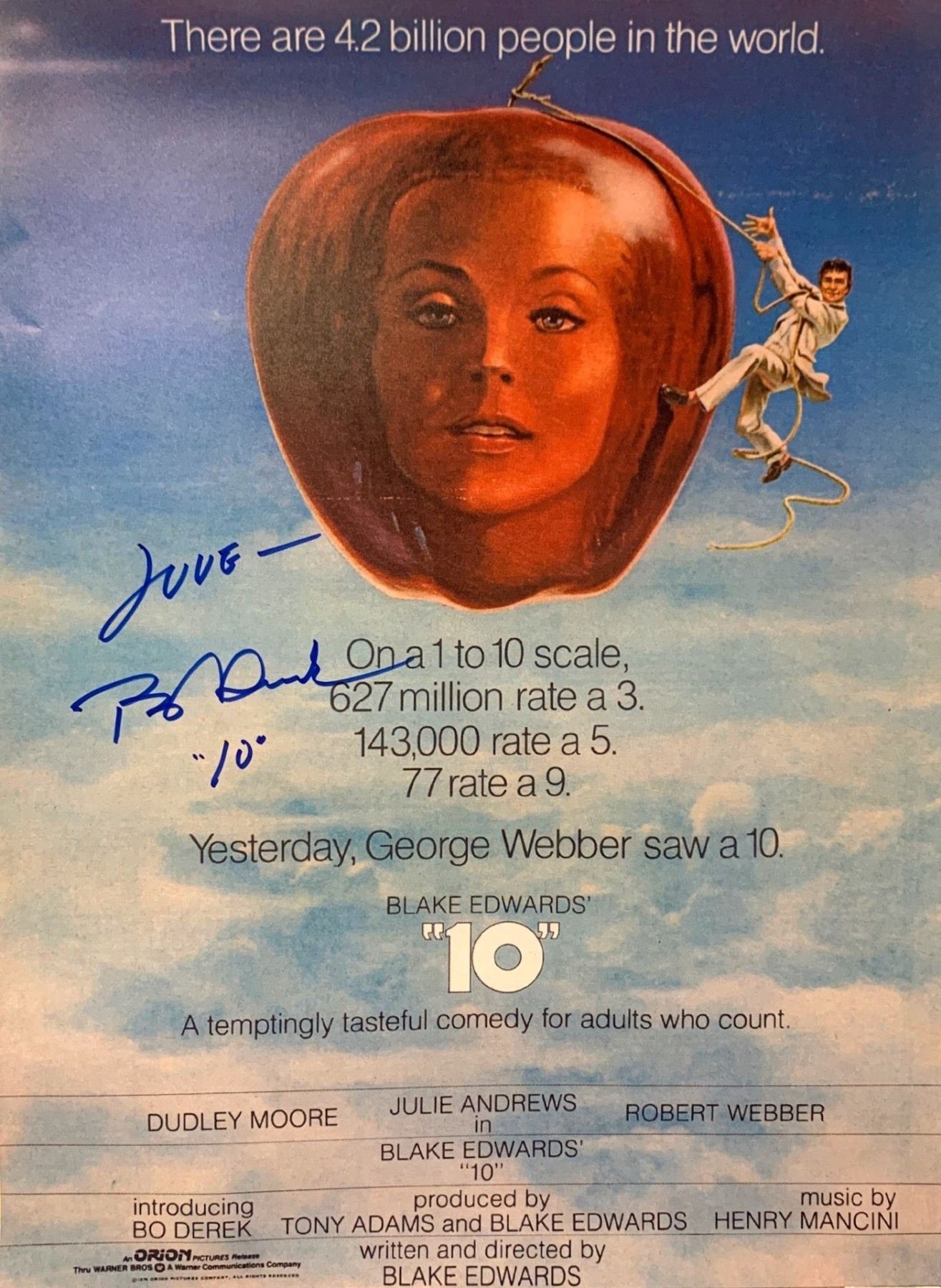 Autographed 10 Poster
