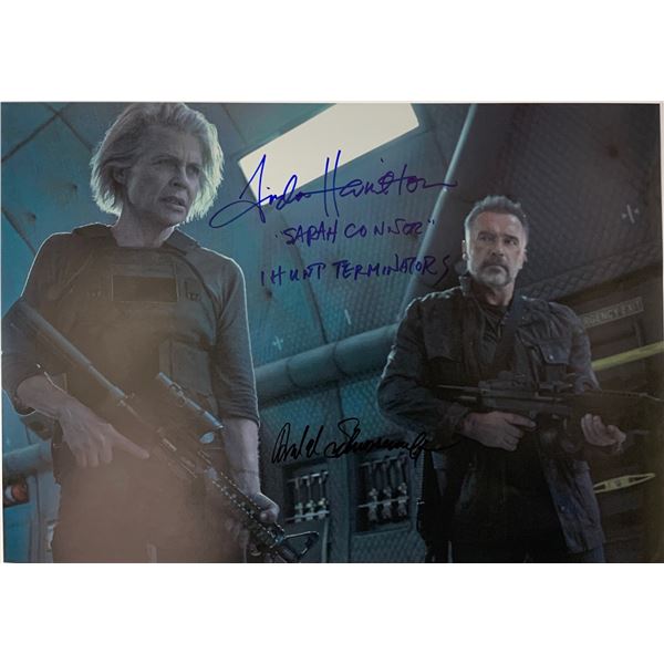 Autographed Arnold Schwarzenegger Terminator Poster
