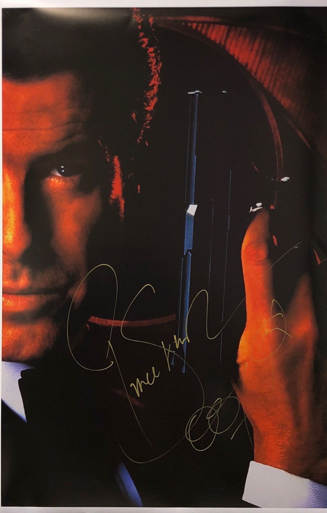 Pierce Brosnan Autographed James Bond 007 Poster