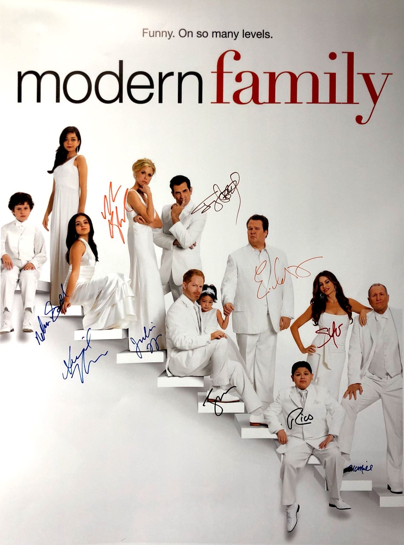Autographed Modern Family Poster