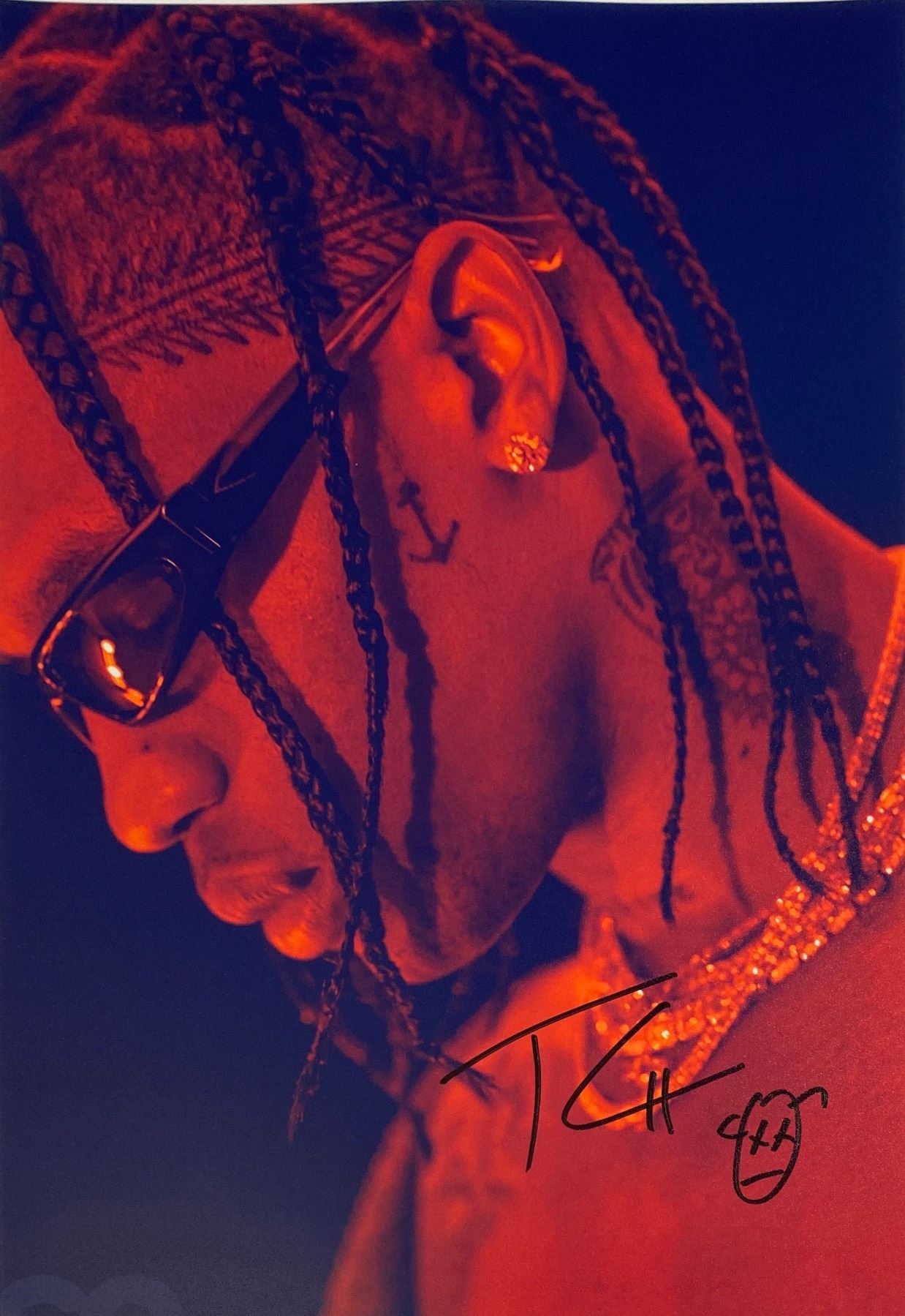 Autograph Signed Travis Scott Photo