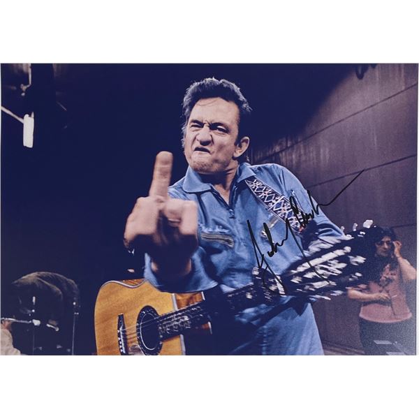 Autograph Signed Johnny Cash Photo