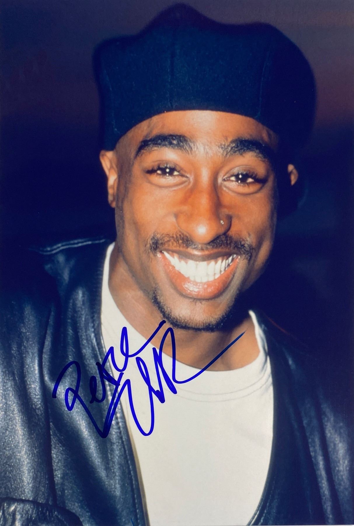 Autograph Signed Tupac Photo