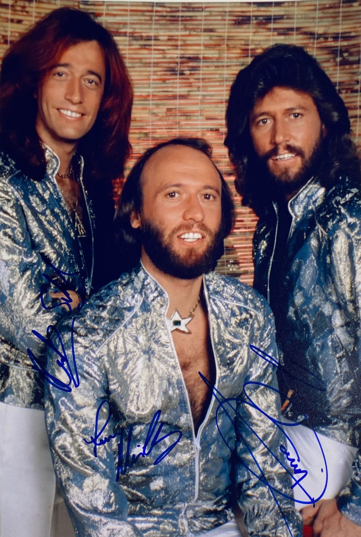 Autograph Signed Bee Gees Photo