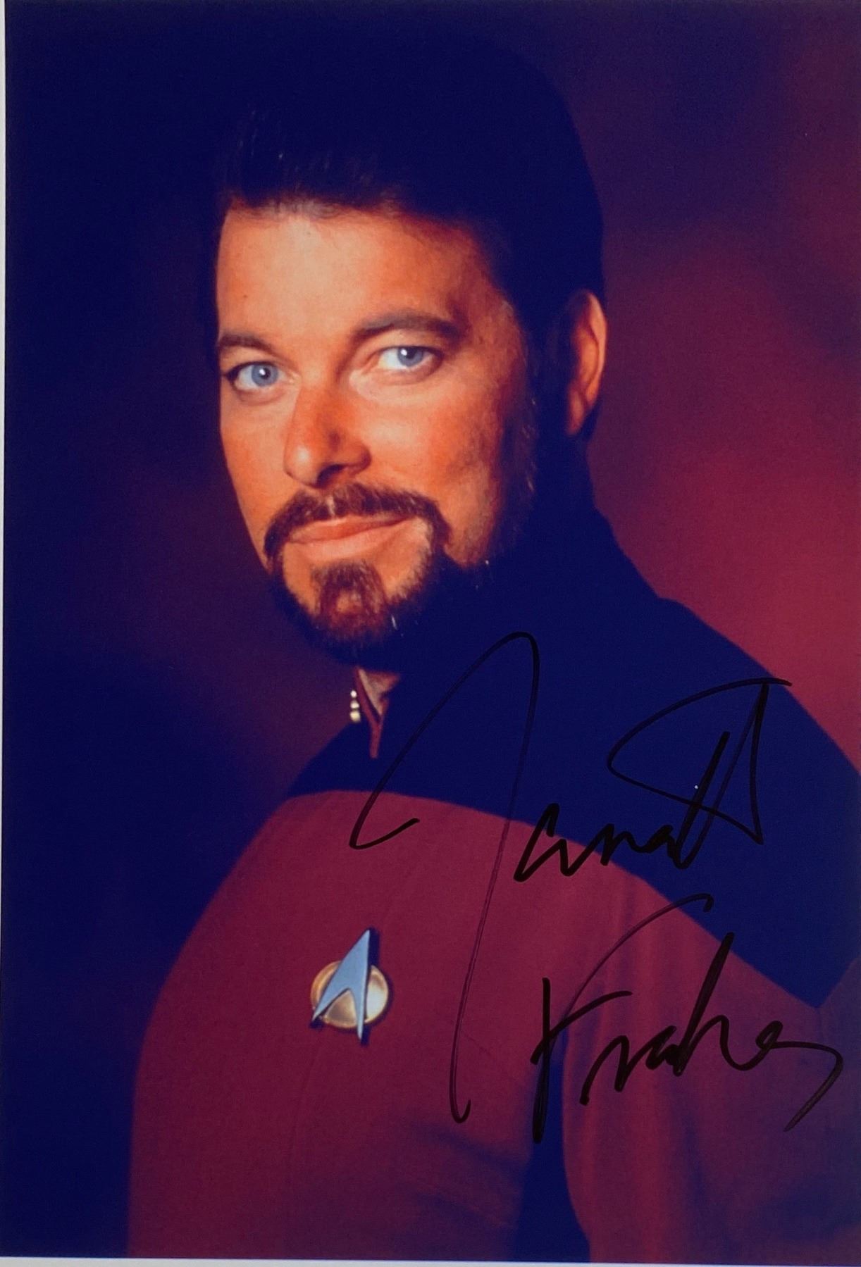 Autograph Signed Star Trek Next Generation Photo