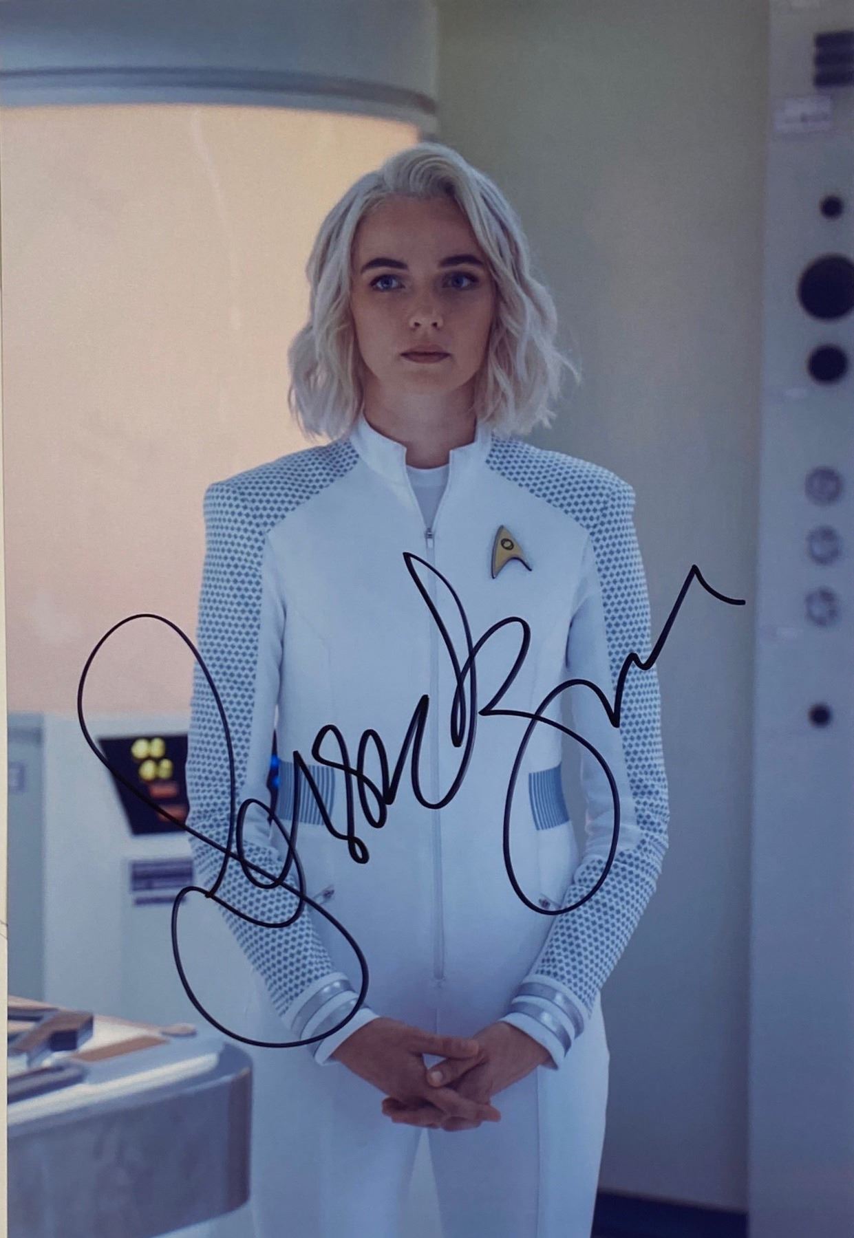 Autograph Signed Star Trek Strange New Worlds Photo