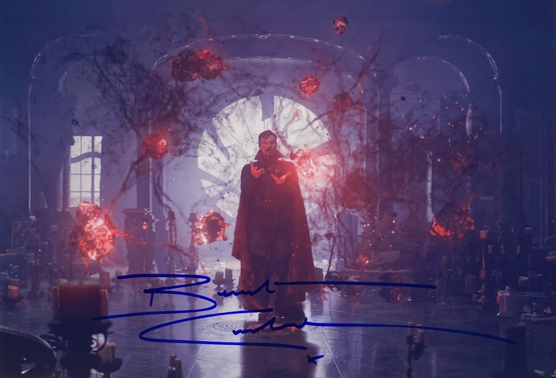 Autograph Signed Doctor Strange in the Multiverse of Madness Photo