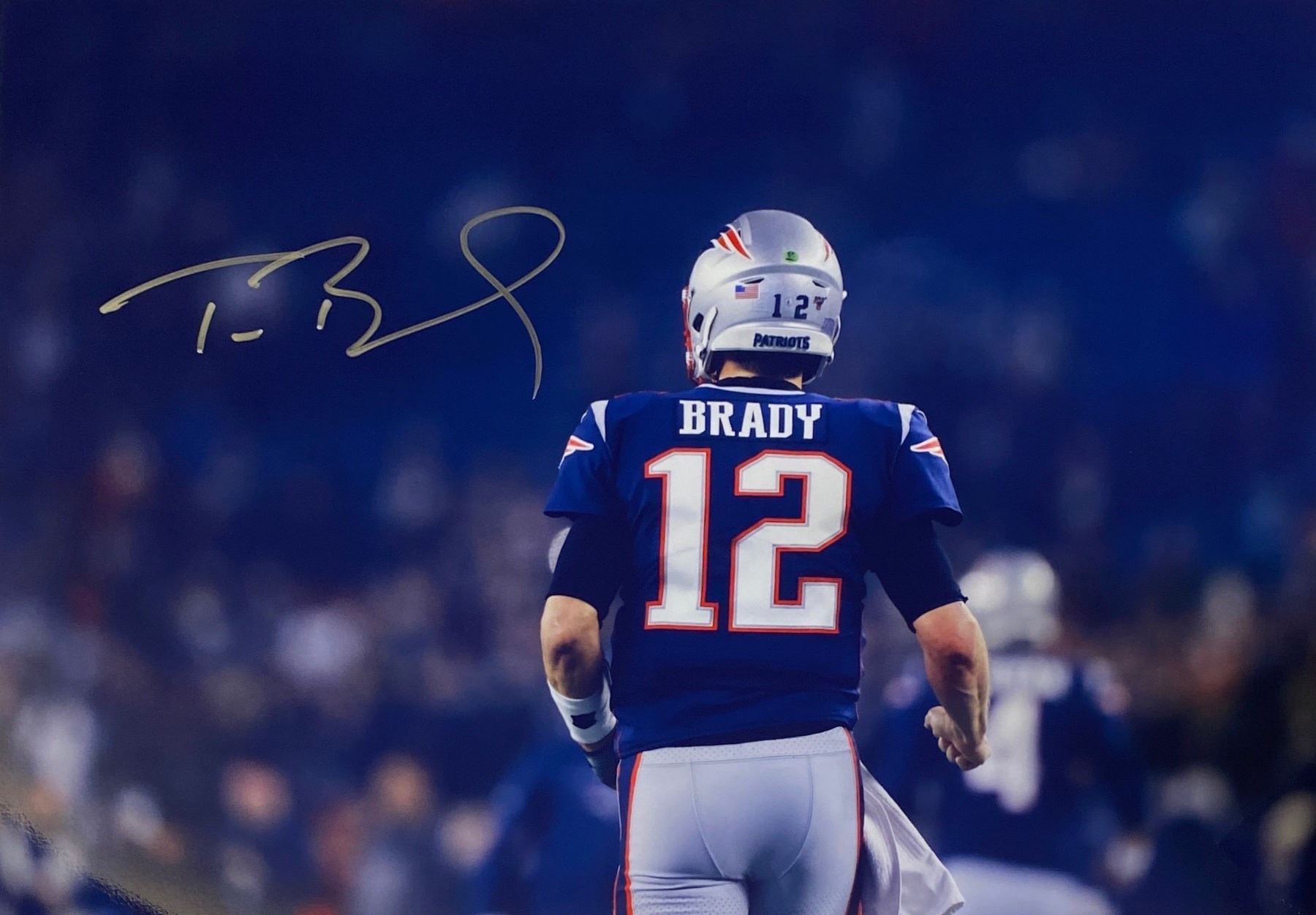 Autograph Signed Tom Brady Photo