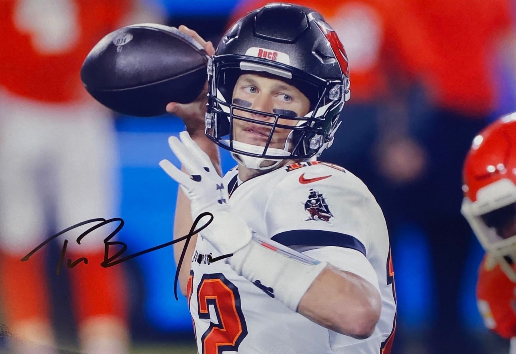 Autograph Signed Tom Brady Photo