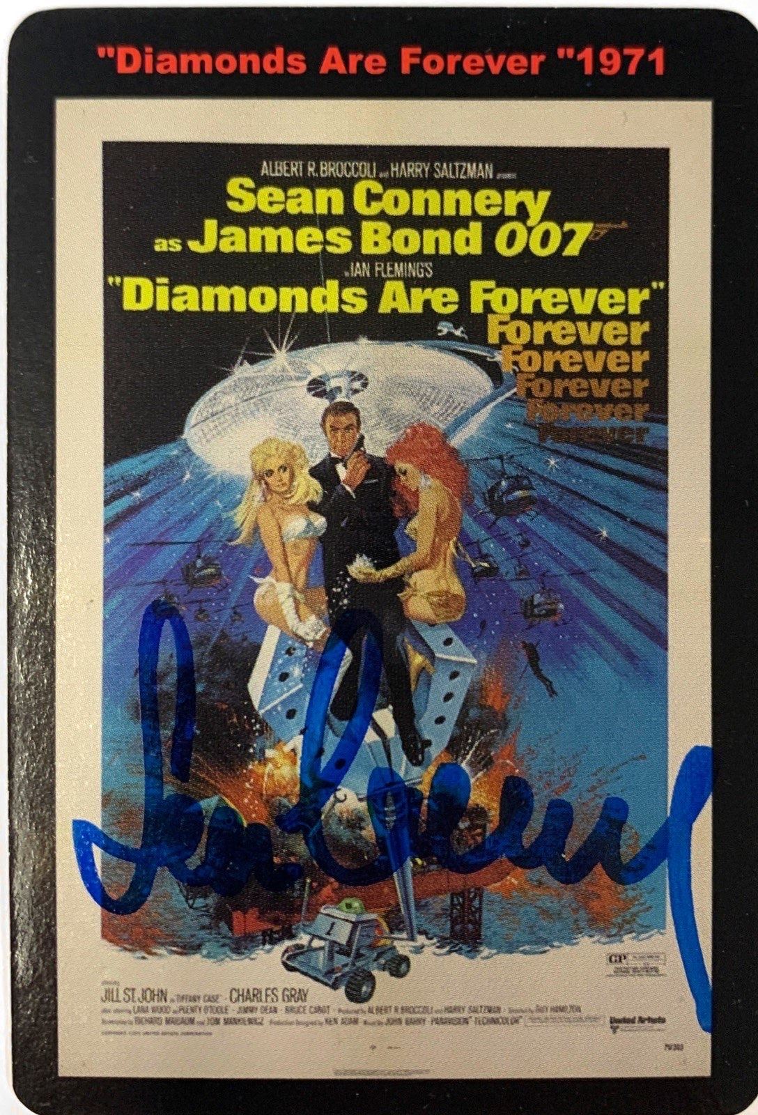 Autograph James Bond 007 Sean Connery Playing Card Autograph James Bond 007 Sean Connery Playing Card