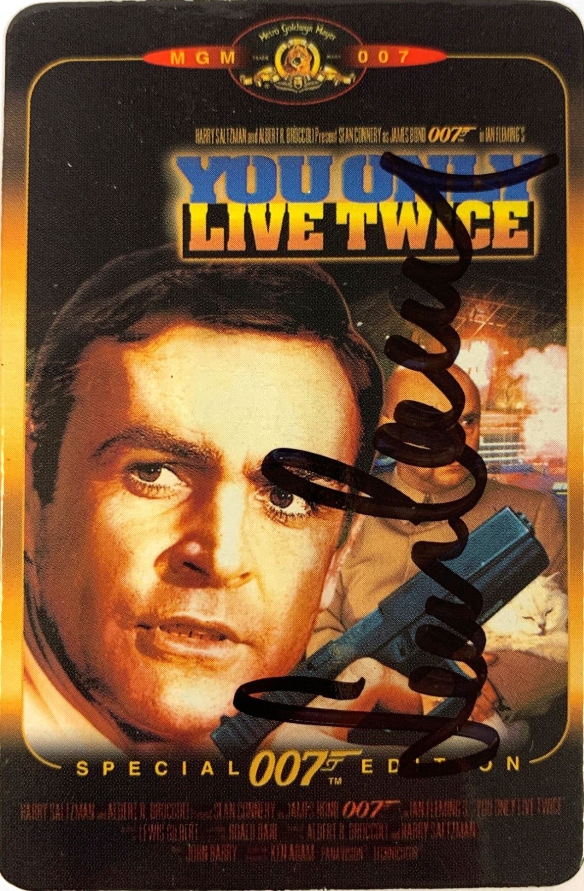 Autograph James Bond 007 Sean Connery Playing Card Autograph James Bond 007 Sean Connery Playing Card