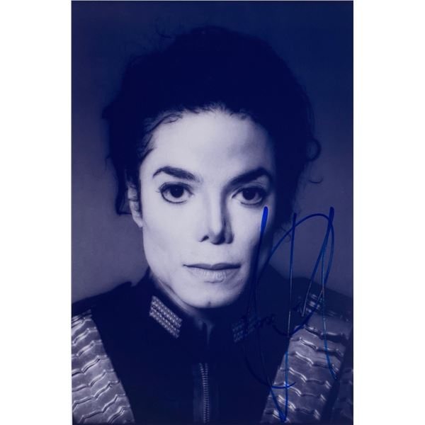 Autograph Signed Michael Jackson Photo