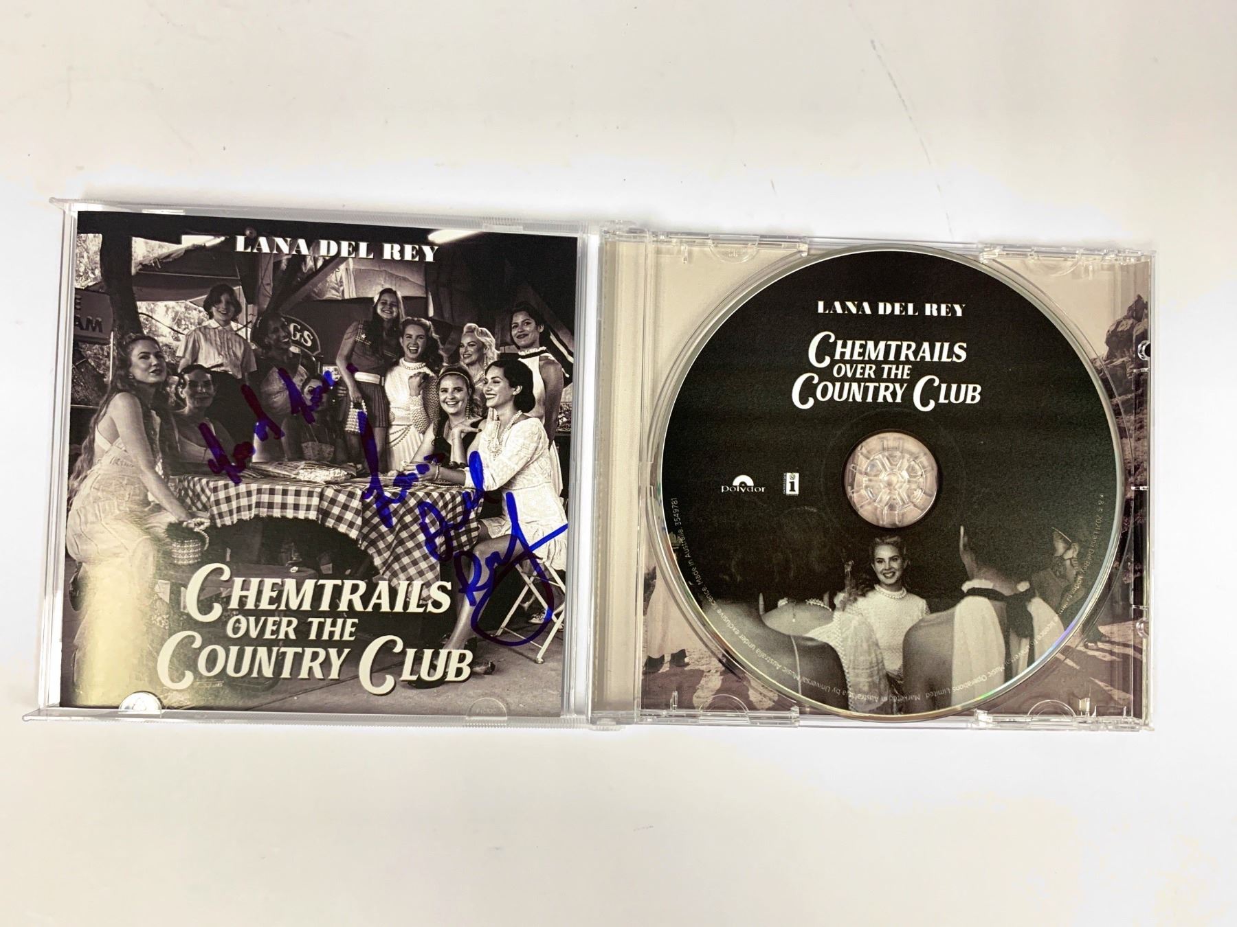 Autograph Signed Courtry Club CD Album