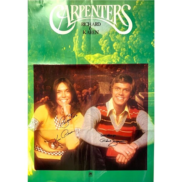 Autograph Signed Carpenters Poster(folded)