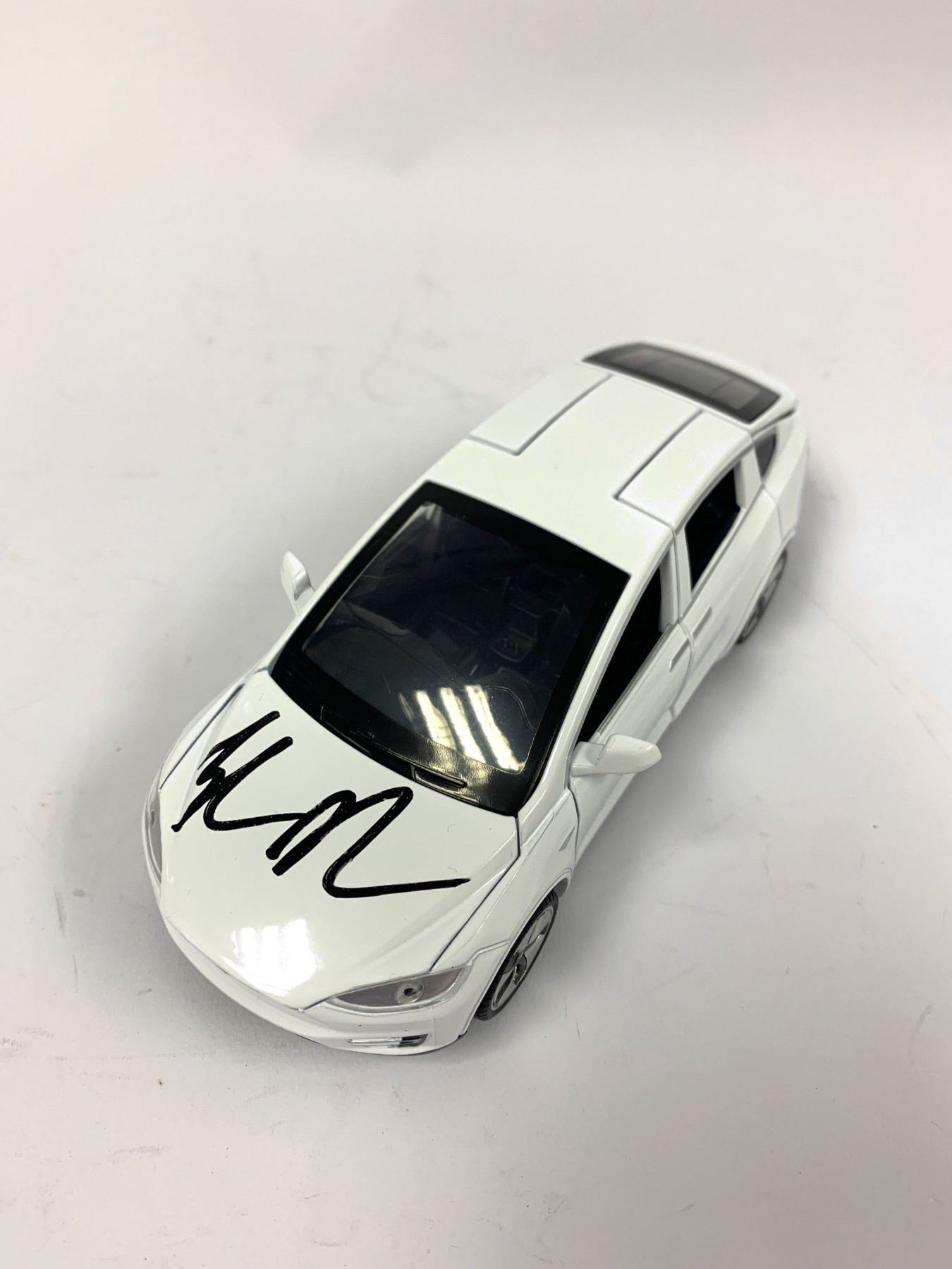 Autograph Signed Elon Musk Toy Car