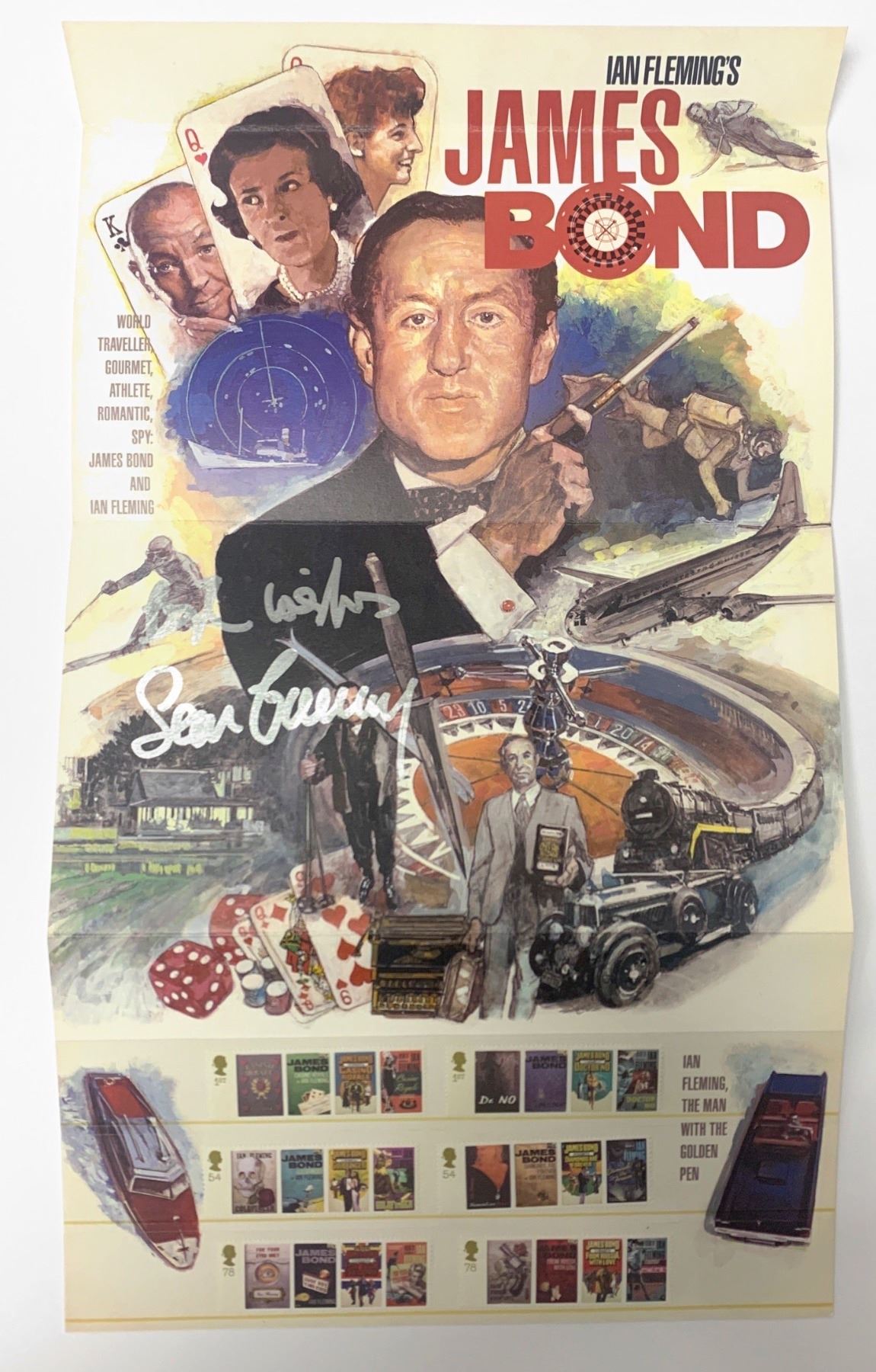 Autograph James Bond Stamp Sean Connery