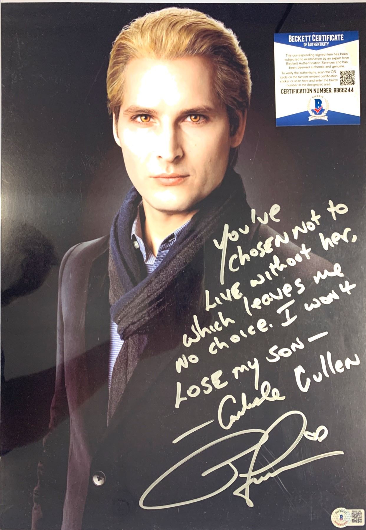 Signed Twilight Photo Beckett