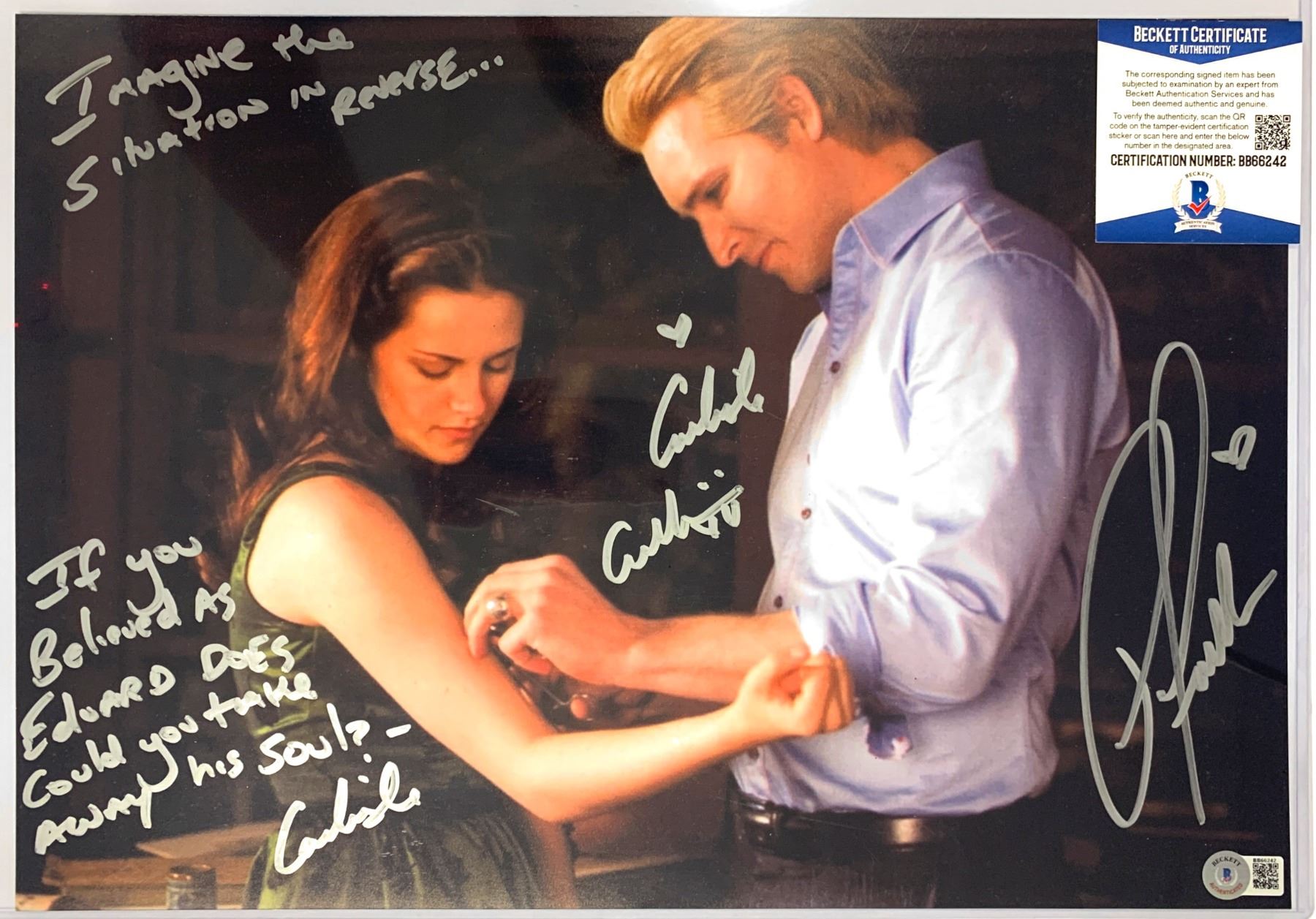 Signed Twilight Photo Beckett