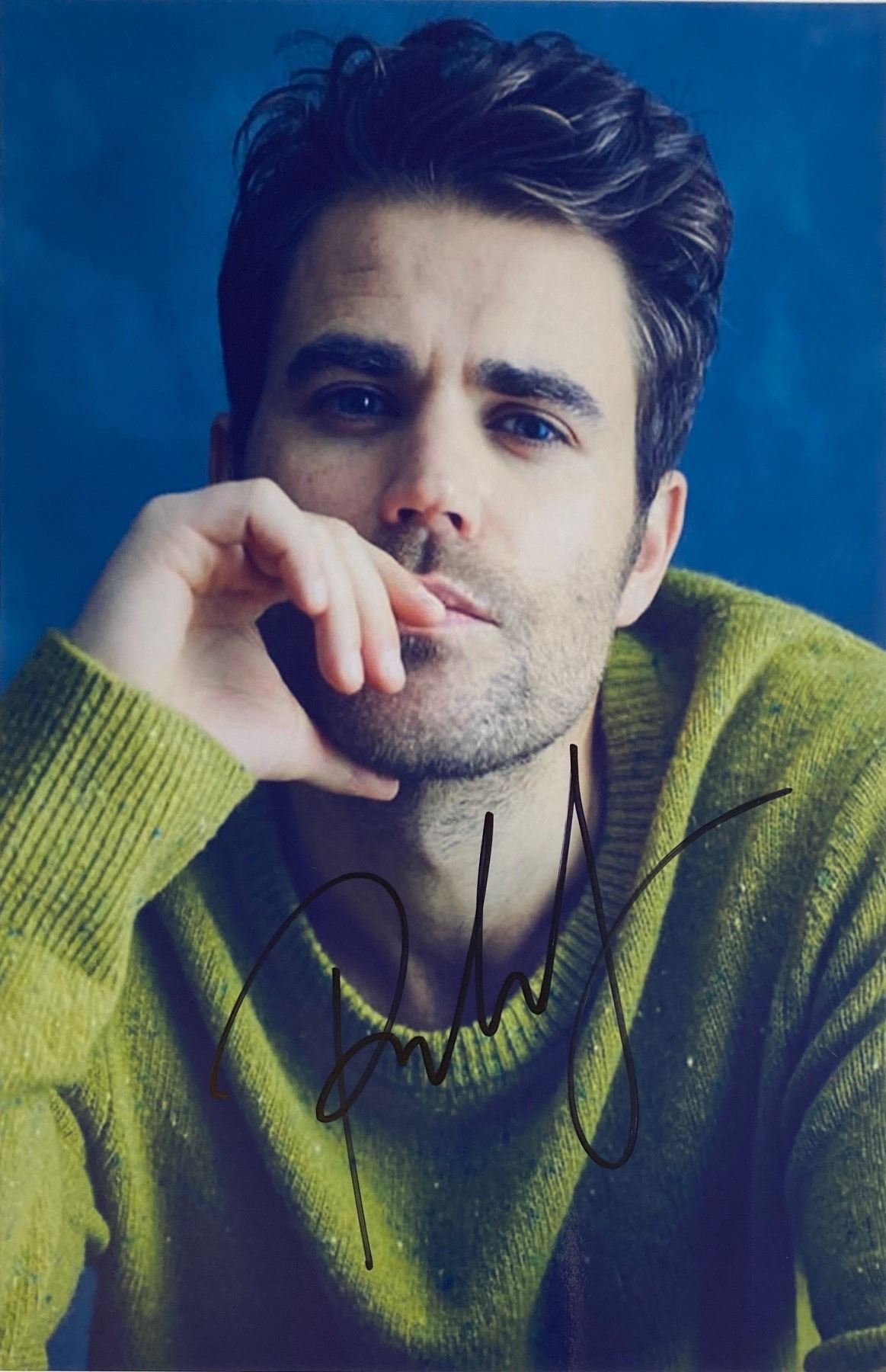 Autograph Signed Paul Wesley Photo