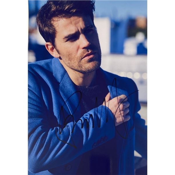 Autograph Signed Paul Wesley Photo