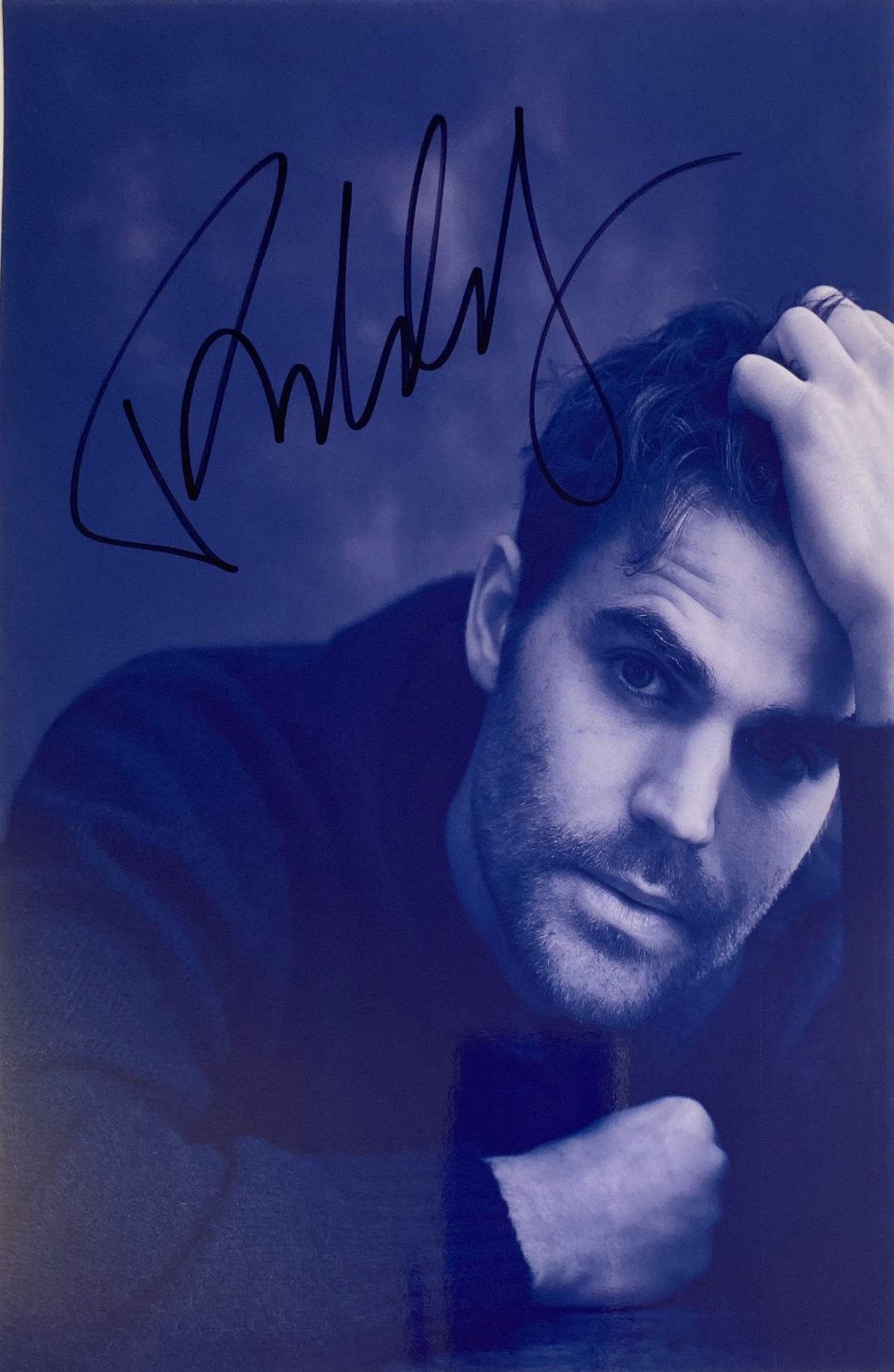 Autograph Signed Paul Wesley Photo