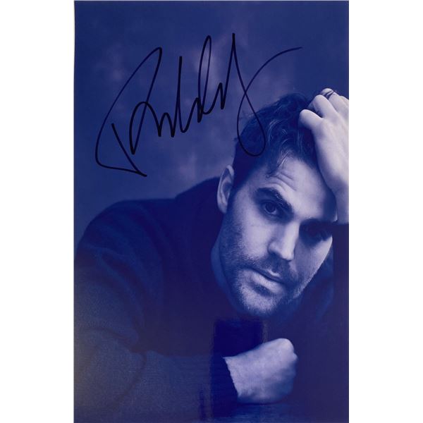 Autograph Signed Paul Wesley Photo