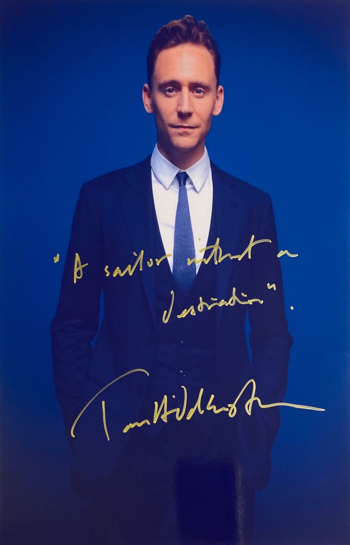 Autograph Signed Tom Hiddleston Photo