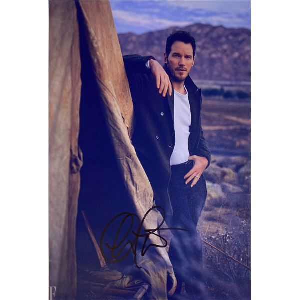 Autograph Signed Chris Pratt Photo