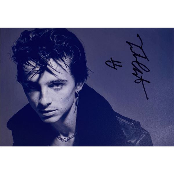 Autograph Signed Timothée Chalamet Photo