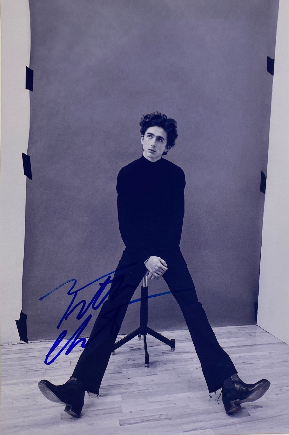 Autograph Signed Timothée Chalamet Photo