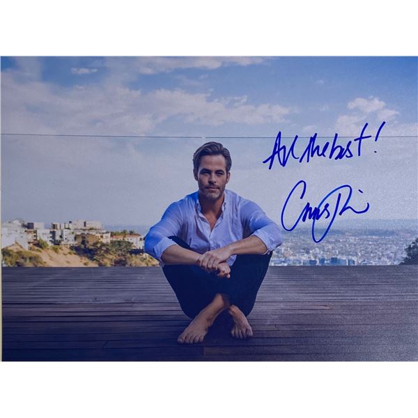 Autograph Signed Chris Pine Photo