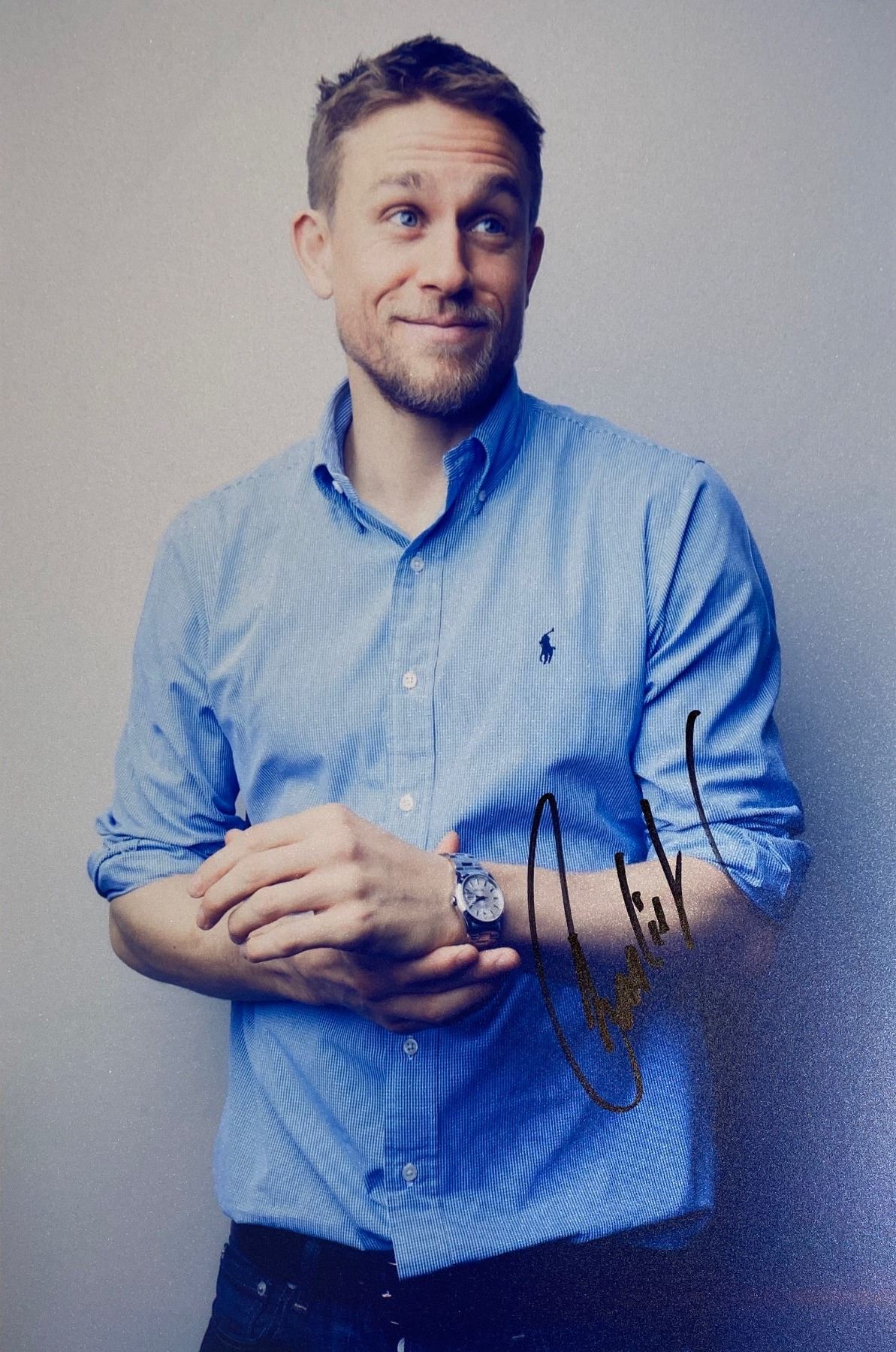 Autograph Signed Charlie Hunnam Photo