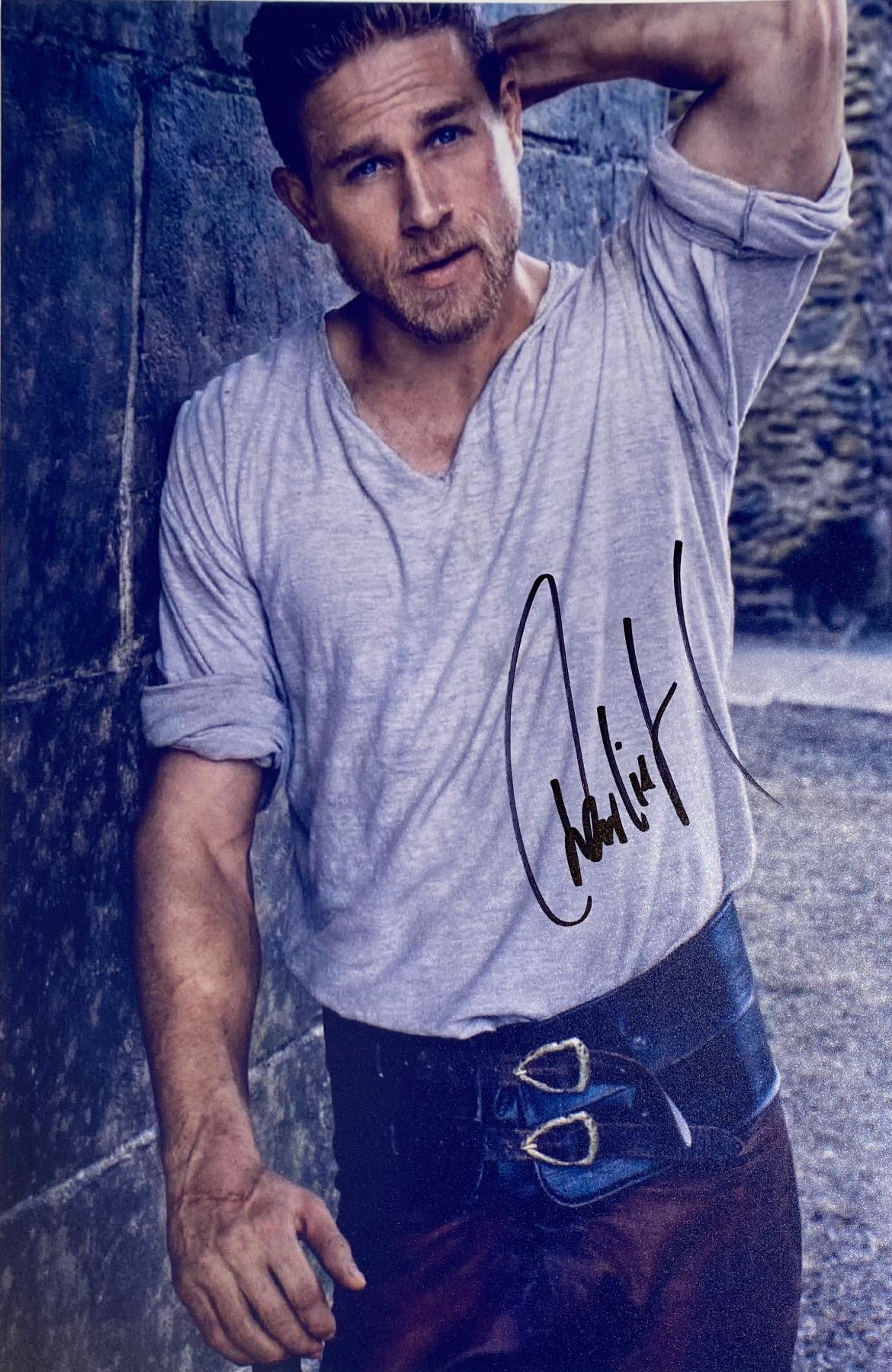 Autograph Signed Charlie Hunnam Photo