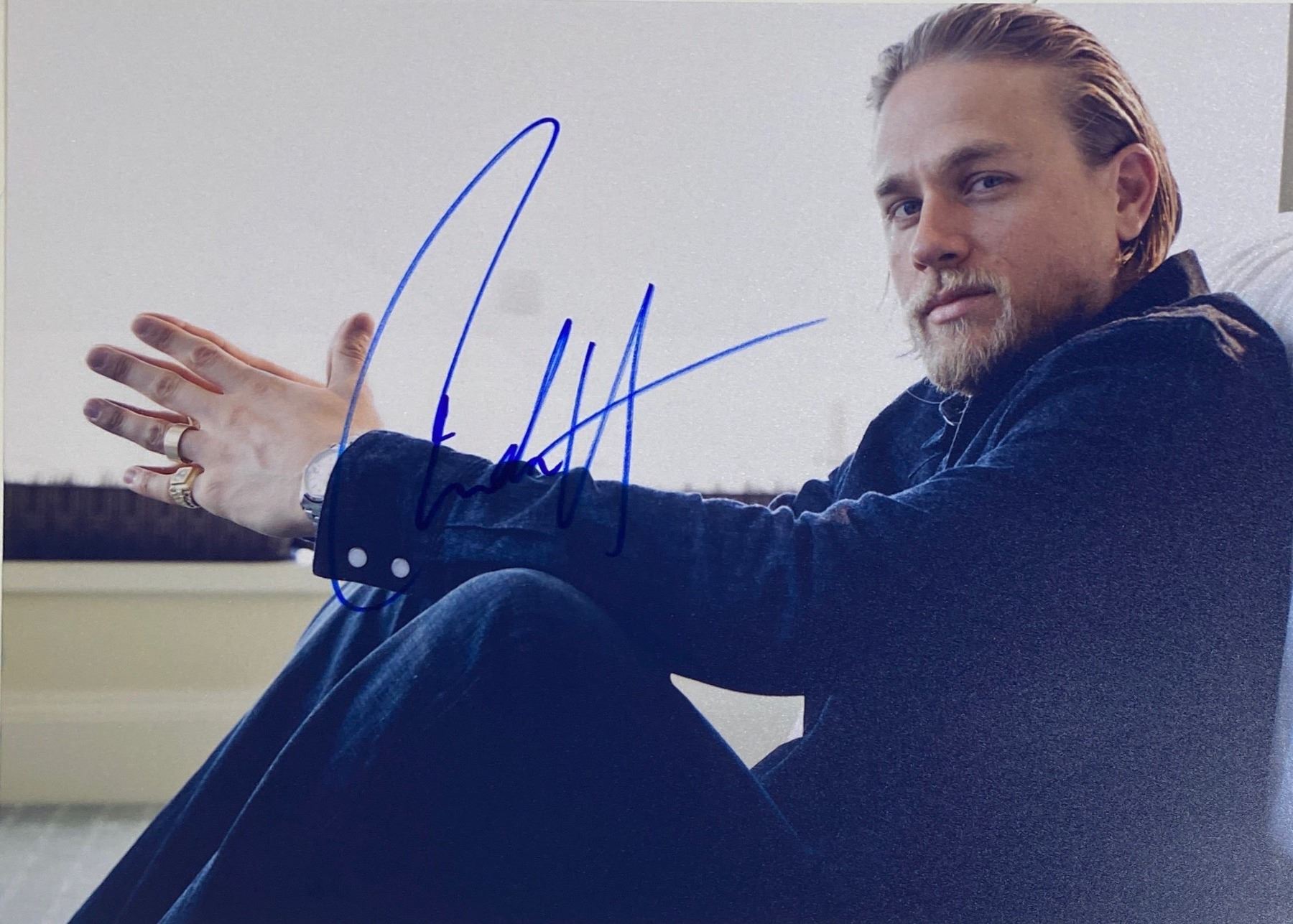 Autograph Signed Charlie Hunnam Photo