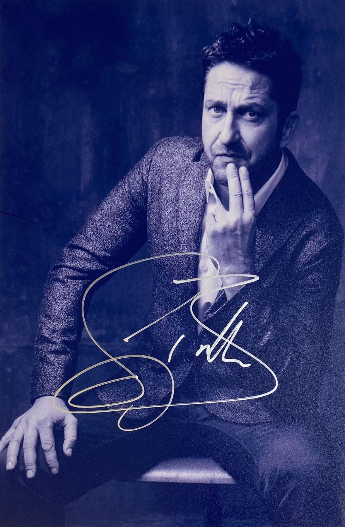 Autograph Signed Gerard Butler Photo