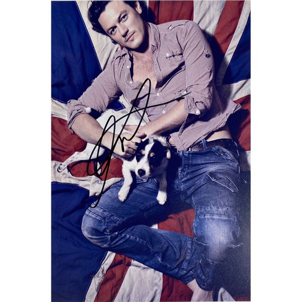 Autograph Signed Luke Evans Photo