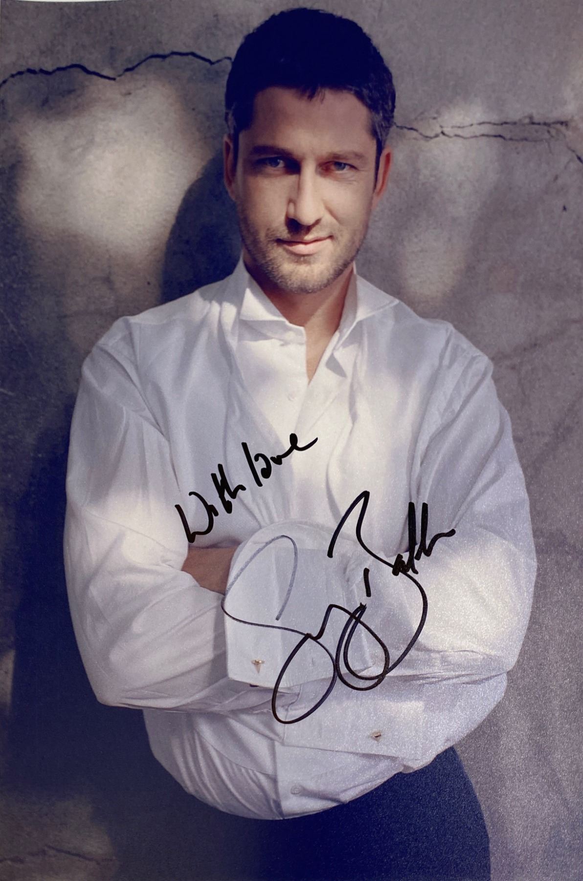 Autograph Signed Gerard Butler Photo