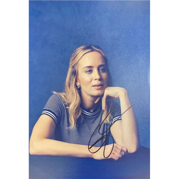 Autograph Signed Emily Blunt Photo
