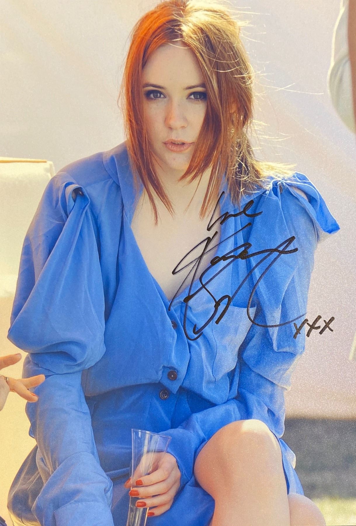 Autograph Signed Karen Gillian Photo