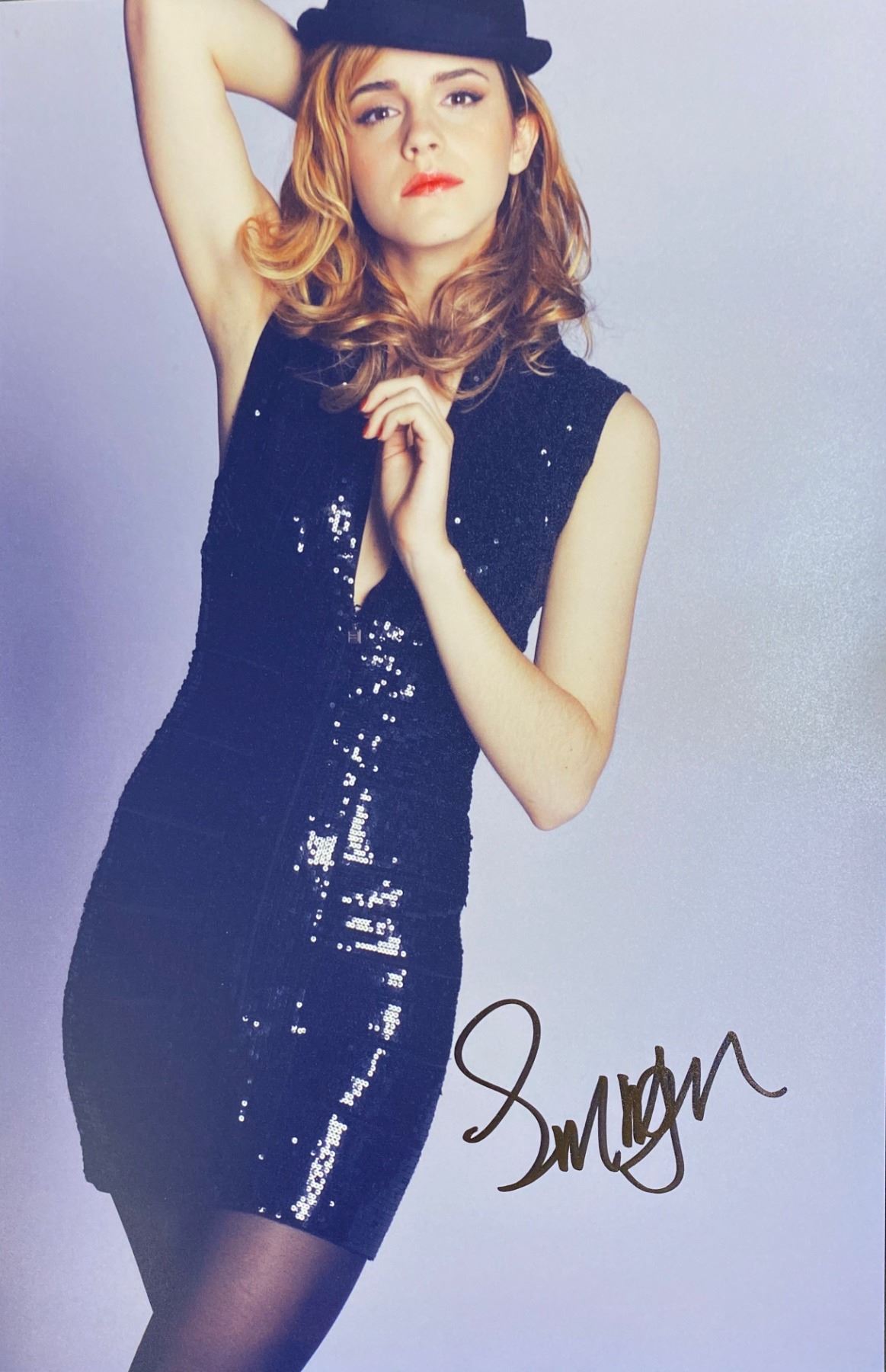 Autograph Signed Emma Watson Photo