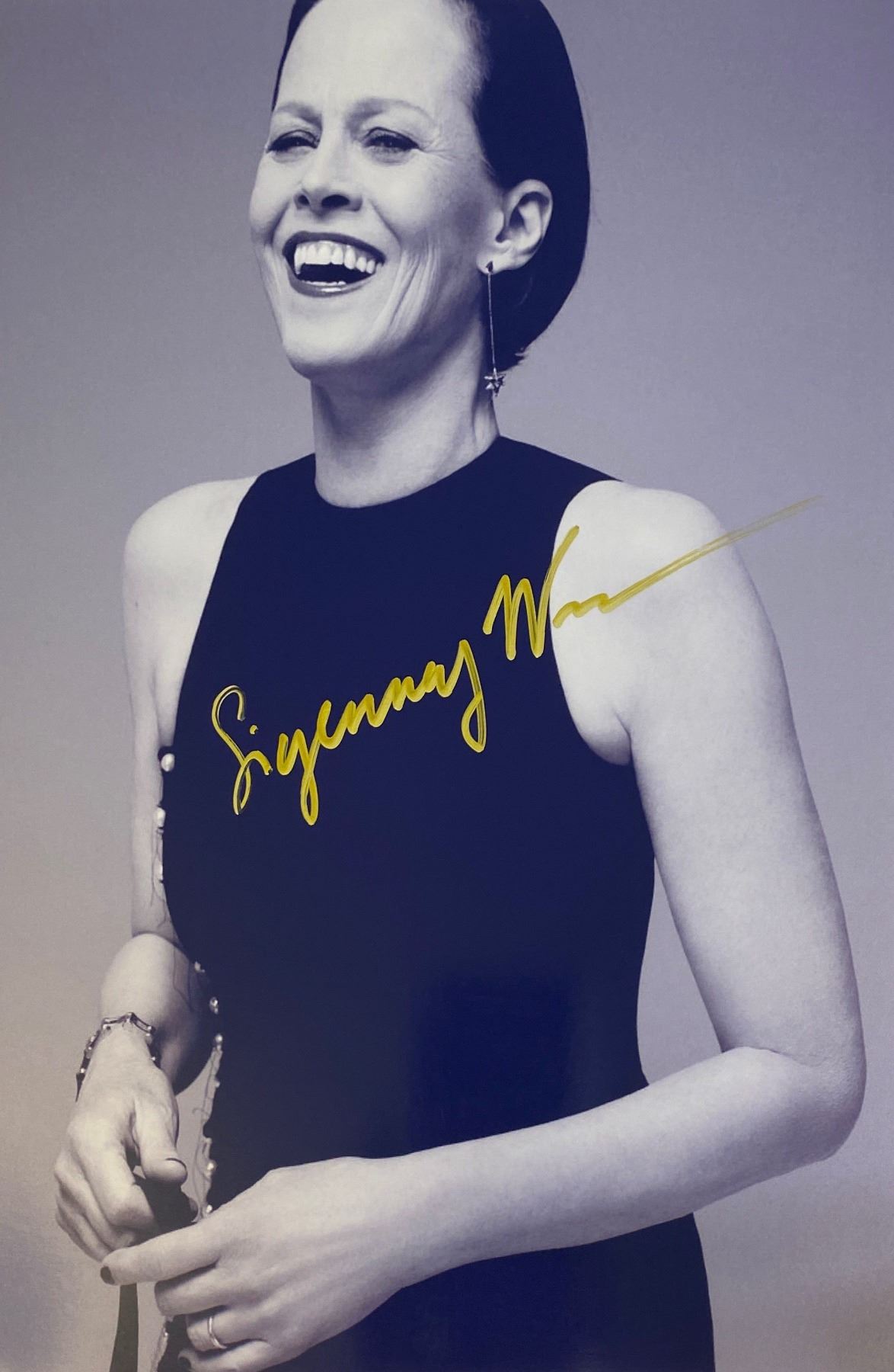 Autograph Signed Sigourney Weaver Photo