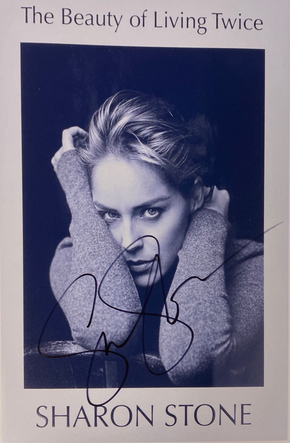 Autograph Signed Sharon Stone Photo