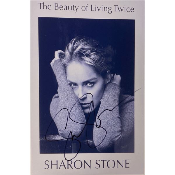 Autograph Signed Sharon Stone Photo