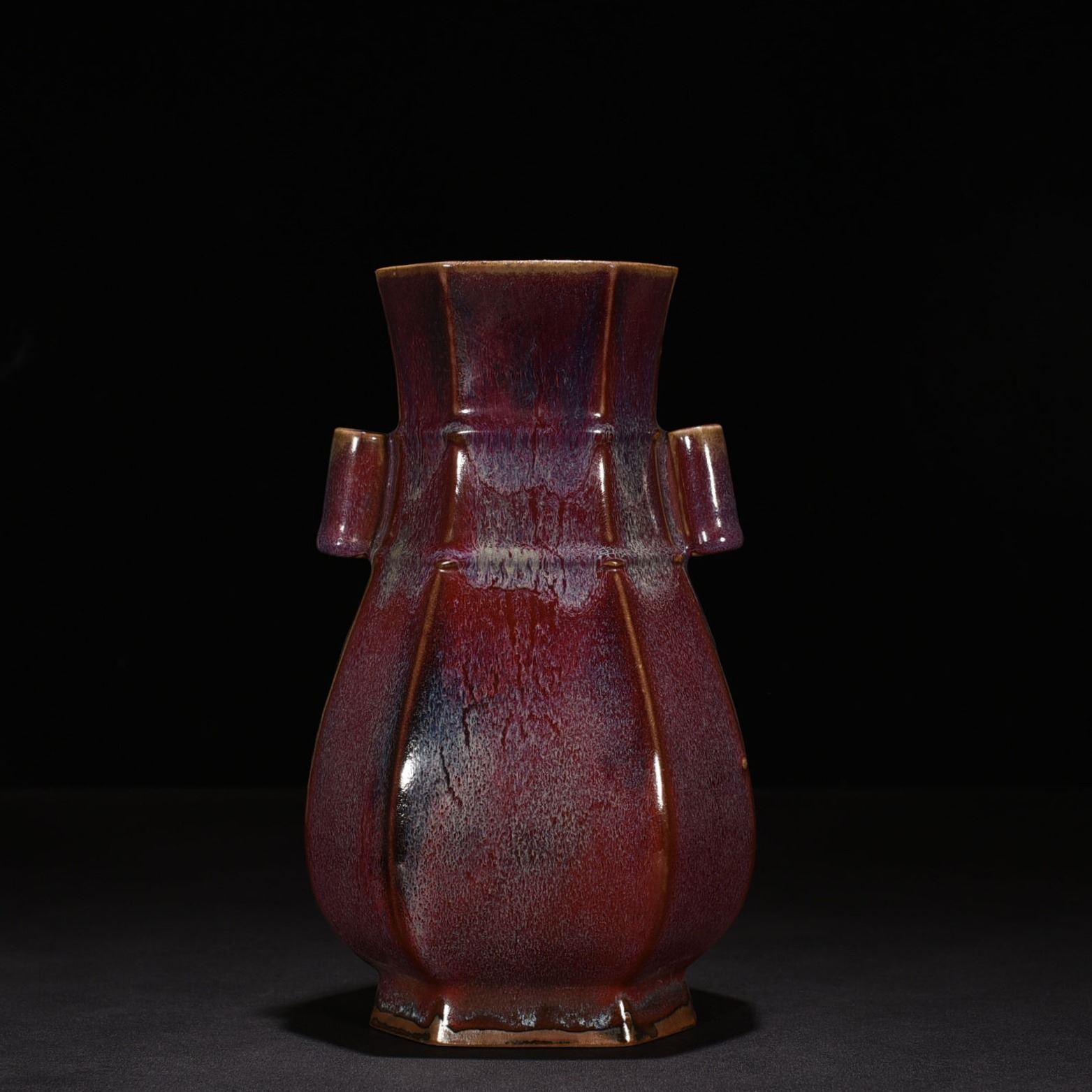 Chinese jun kiln porcelain vase