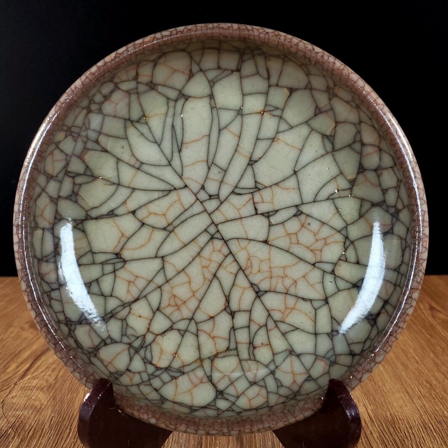 Chinese ge kiln porcelain washer