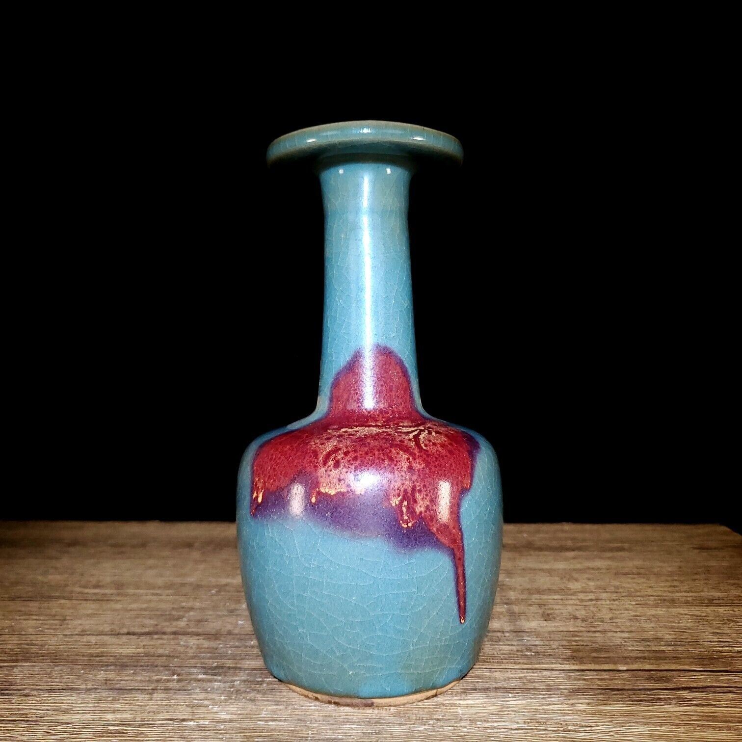 Chinese jun kiln porcelain vase