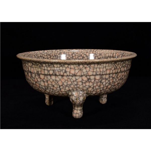 Chinese ge kiln porcelain incense burner