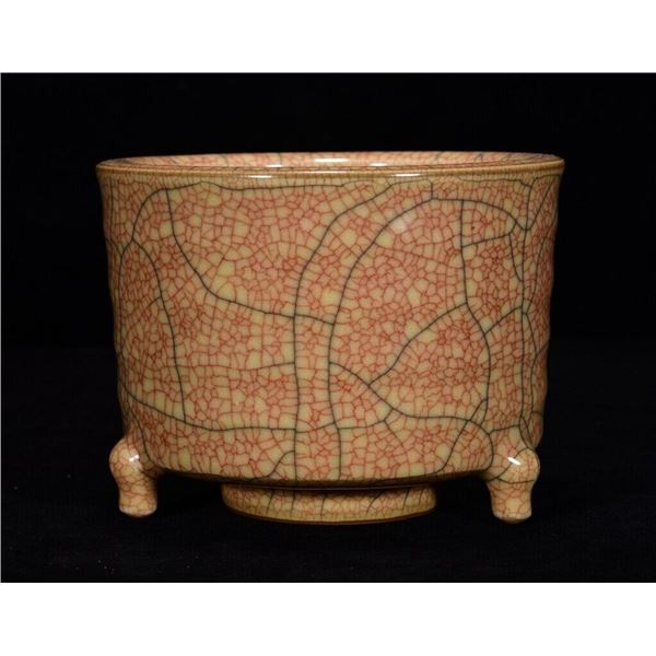 Chinese ge kiln porcelain incense burner